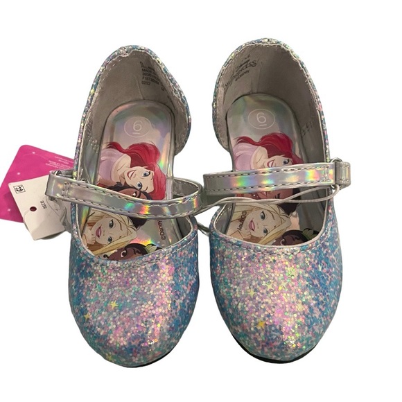 Disney | Shoes | Nwt Disney Princess Heels Dress Up Shoes Silver ...